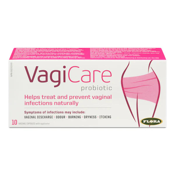 VAGICARE PROBIOTIC 10 CAPS WITH APPLICATOR FLORA – Ave Maria Health