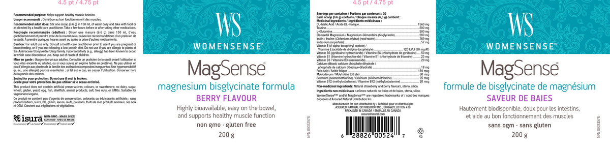 MAGSENSE BERRY 200 G WOMENSENSE – Ave Maria Health