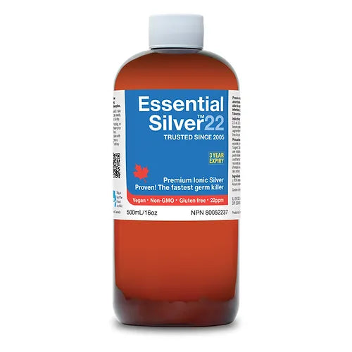 ESSENTIAL SILVER 22 PPM 500 ML JARDINE NATURALS – Ave Maria Health