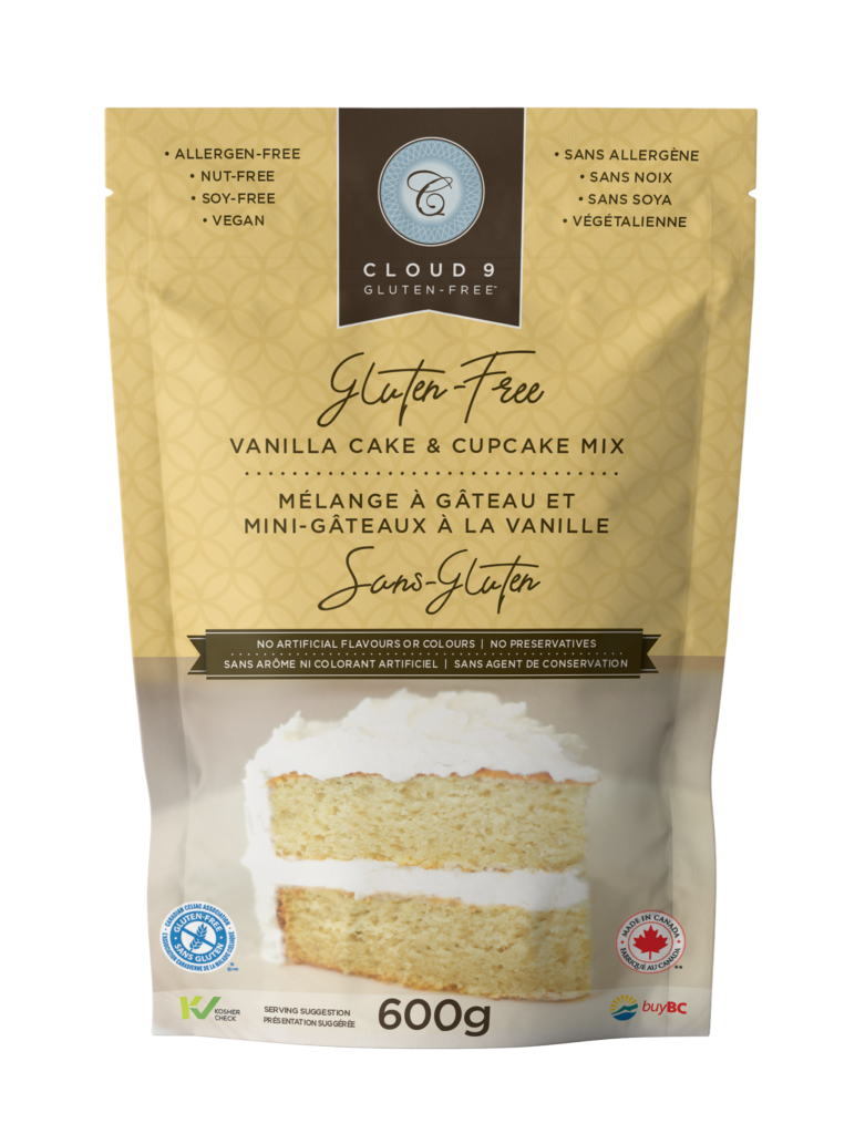 CLASSIC VANILLA CAKE MIX GLUTEN FREE 600 G CLOUD 9 – Ave Maria Health
