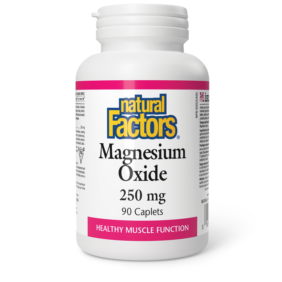 MAGNESIUM OXIDE 250 MG 90 CAPS NATURAL FACTORS – Ave Maria Health
