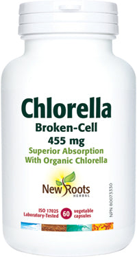 CHLORELLA ORGANIC 455 MG 60 CAPS NEW ROOTS – Ave Maria Health