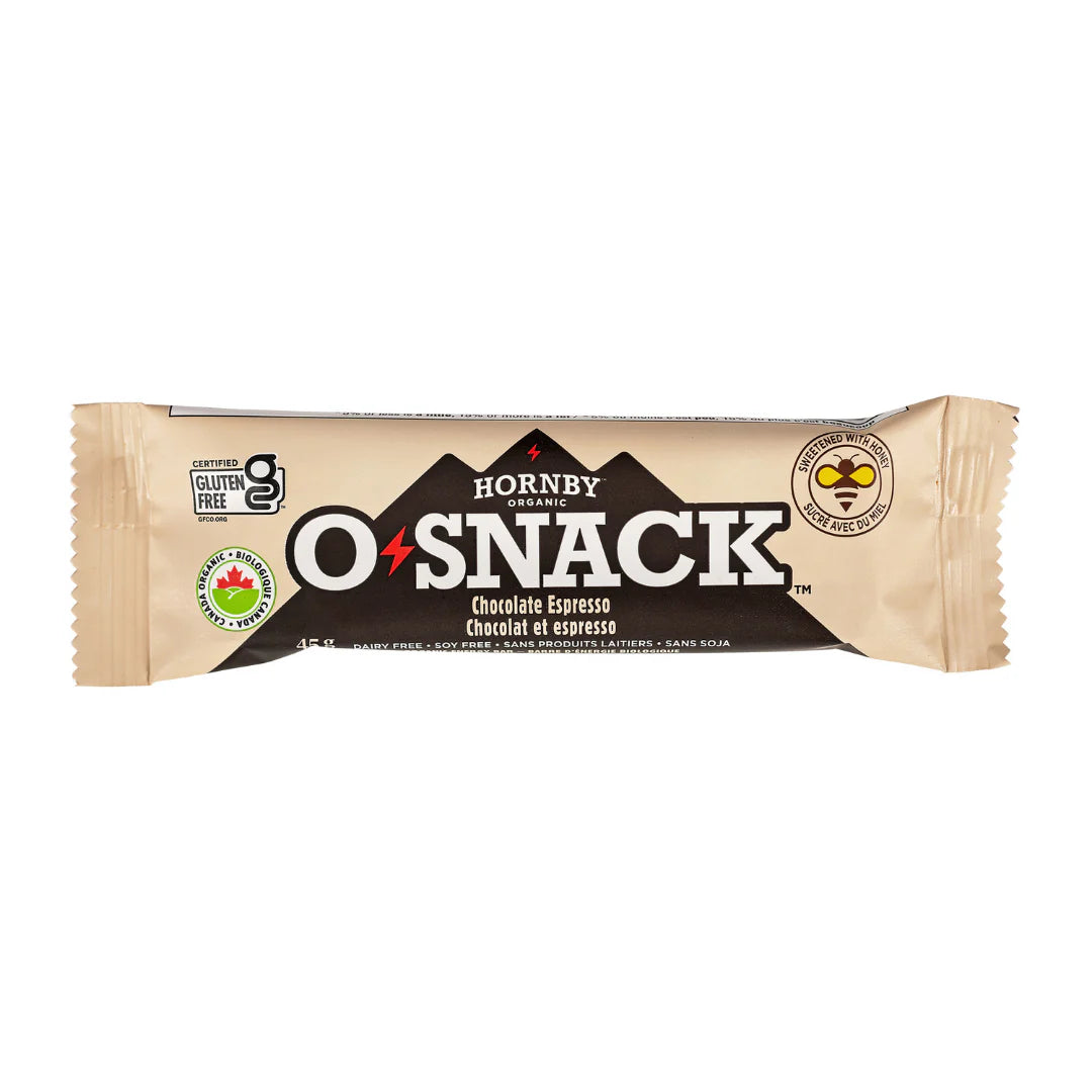 CHOCOLATE ESPRESSO OSNACK ENERGY BAR 45G HORNBY – Ave Maria Health