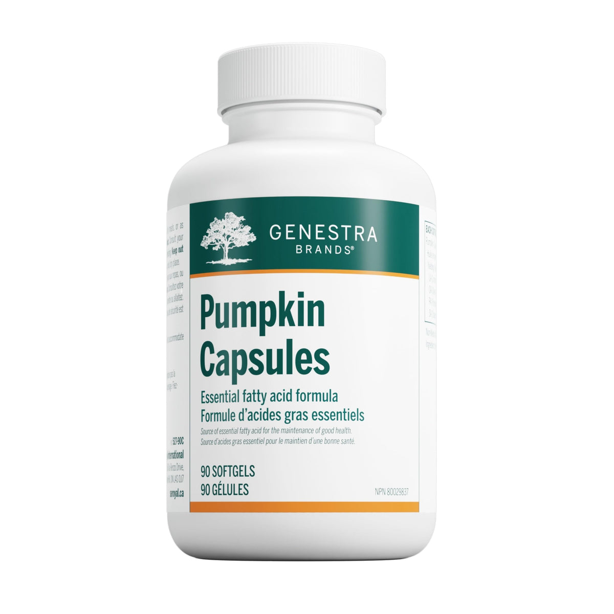 PUMPKIN CAPSULES 90 GELS GENESTRA – Ave Maria Health