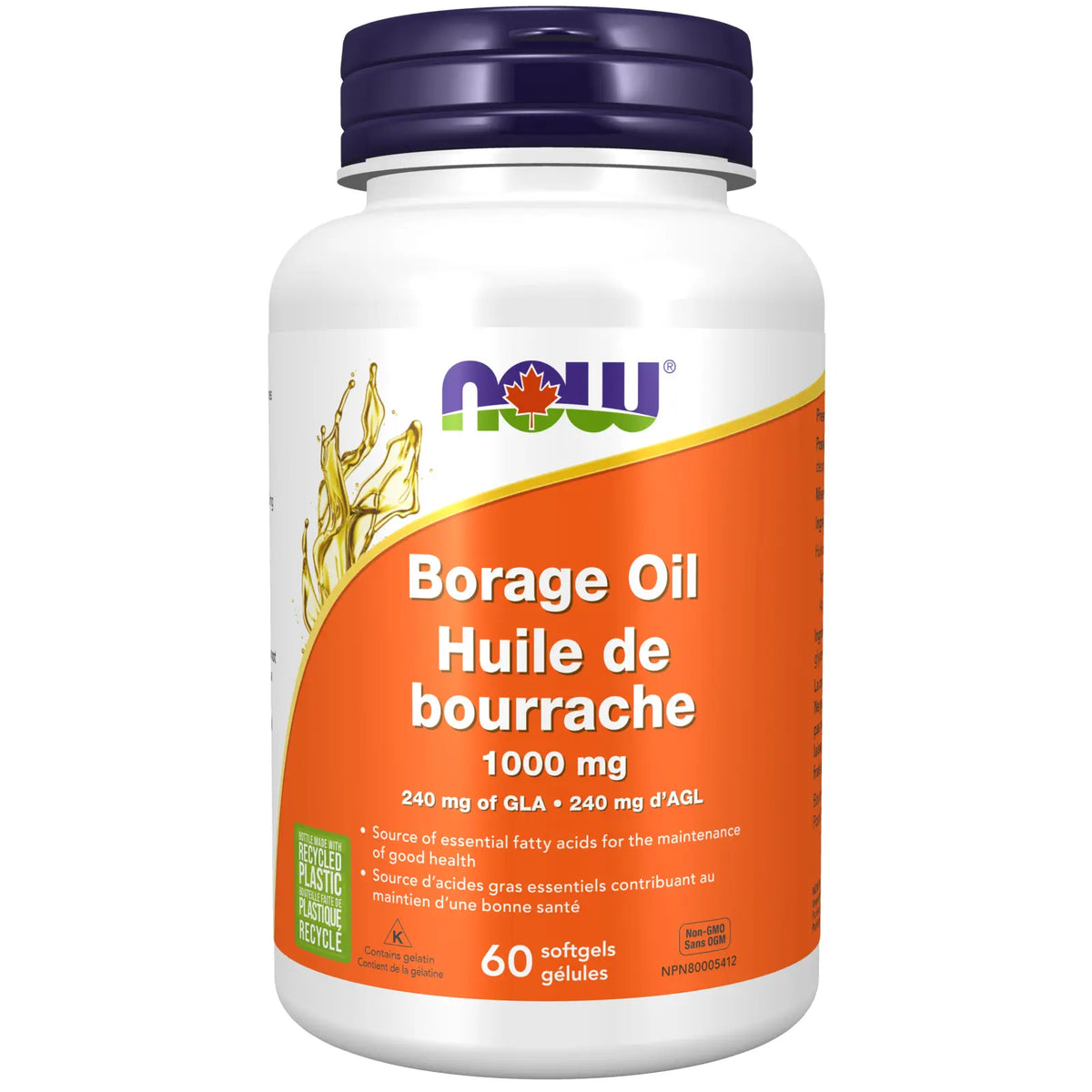 BORAGE OIL 1000 MG 60 SOFTGELS NOW – Ave Maria Health