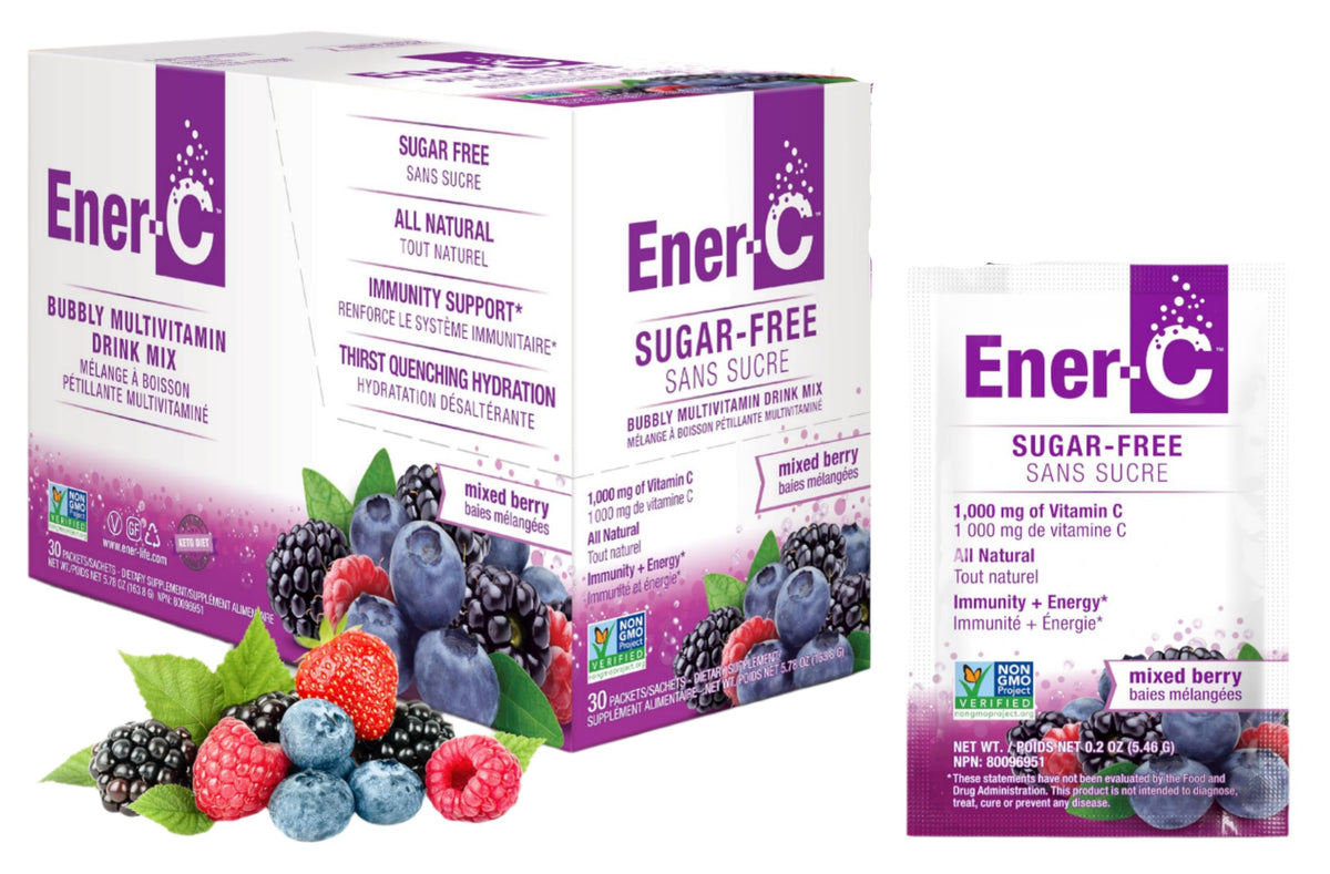 ENER-C SUGAR FREE MIXED BERRY 30 PACKS – Ave Maria Health
