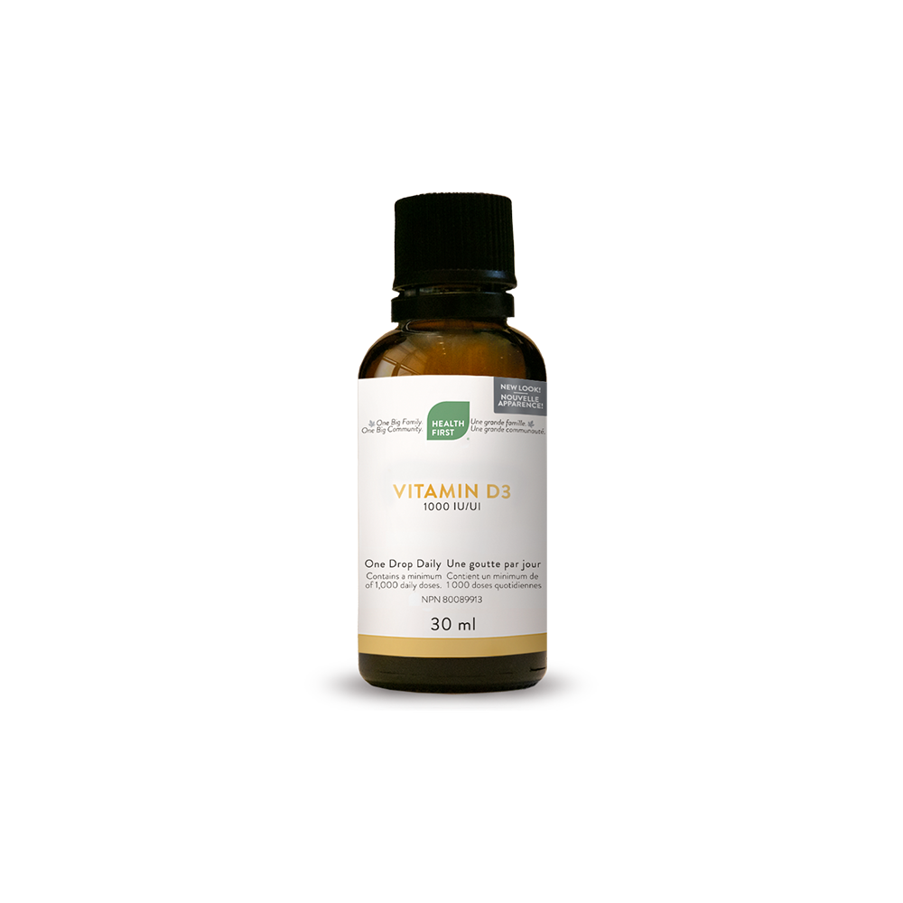 VITAMIN D3 1000 IU 30 ML HEALTH FIRST – Ave Maria Health