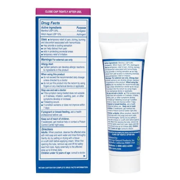 HEMORRHOID RELIEF CREAM 28 G EARTH'S CARE – Ave Maria Health