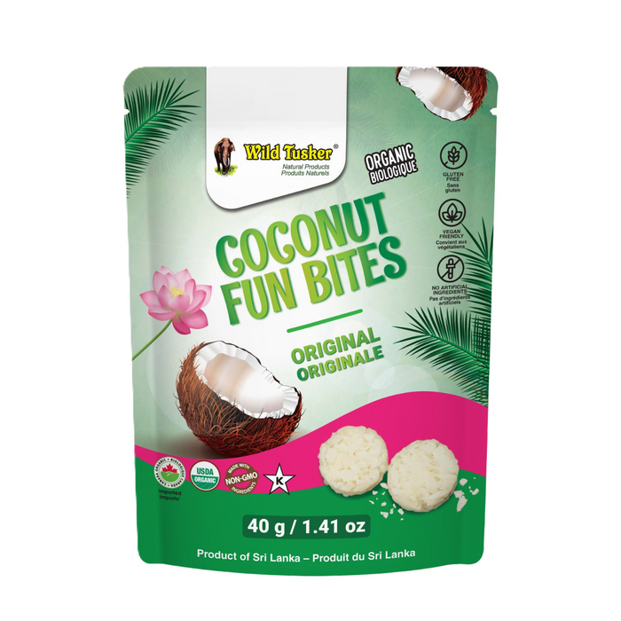 ORIGINAL COCONUT FUN BITES 40G WILD TUSKER – Ave Maria Health