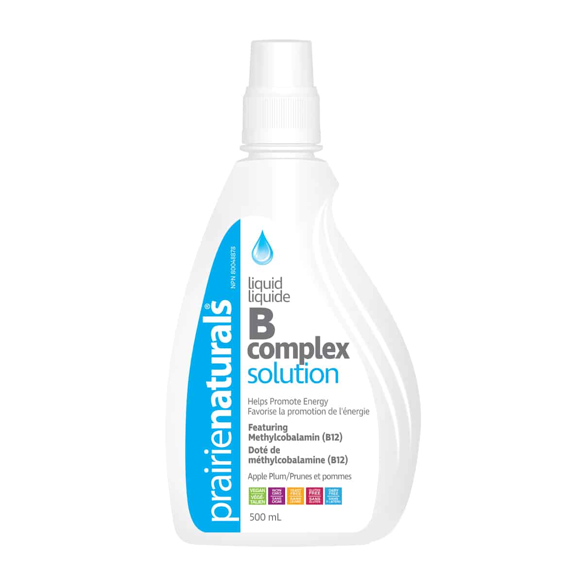 B COMPLEX SOLUTION 500 ML PRAIRIE NATURALS – Ave Maria Health