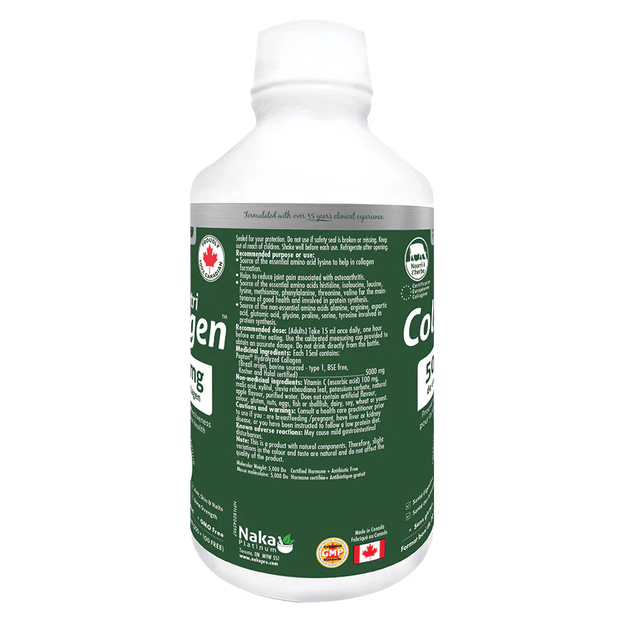 NUTRI COLLAGEN NATURAL APPLE FLAVOUR 5000 MG 600 ML NAKA – Ave Maria Health