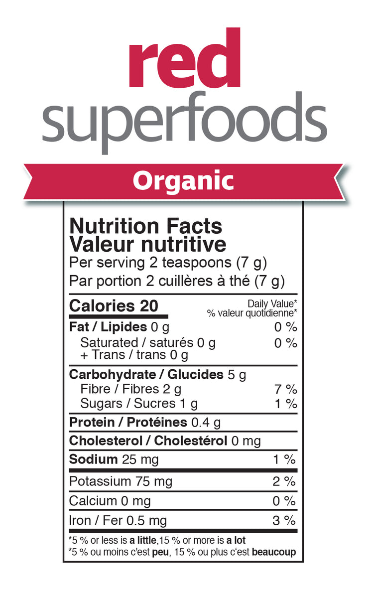 RED SUPERFOODS POWDER ORGANIC 210 G PRAIRIE NATURALS – Ave Maria Health