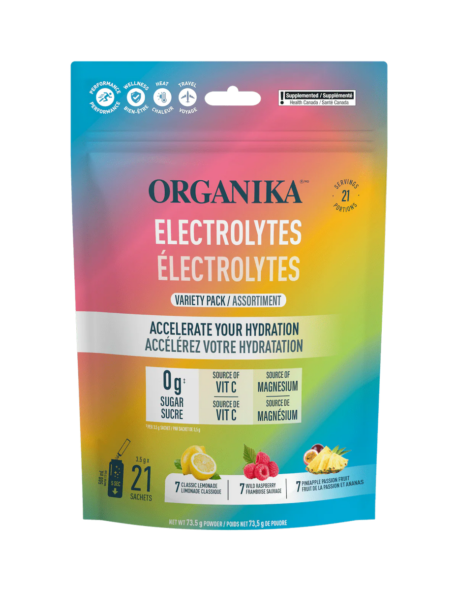ELECTROLYTES VARIETY 3.5 G SACHETS 21 PACK ORGANIKA – Ave Maria Health