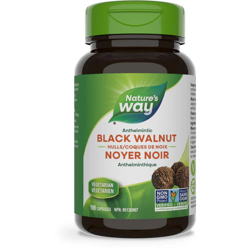 BLACK WALNUT 450 MG 100 CAPS NATURE'S WAY – Ave Maria Health