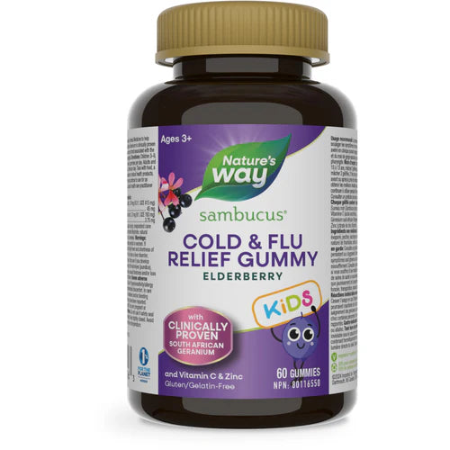 COLD & FLU RELIEF KIDS 60 GUMMIES NATURE'S WAY – Ave Maria Health